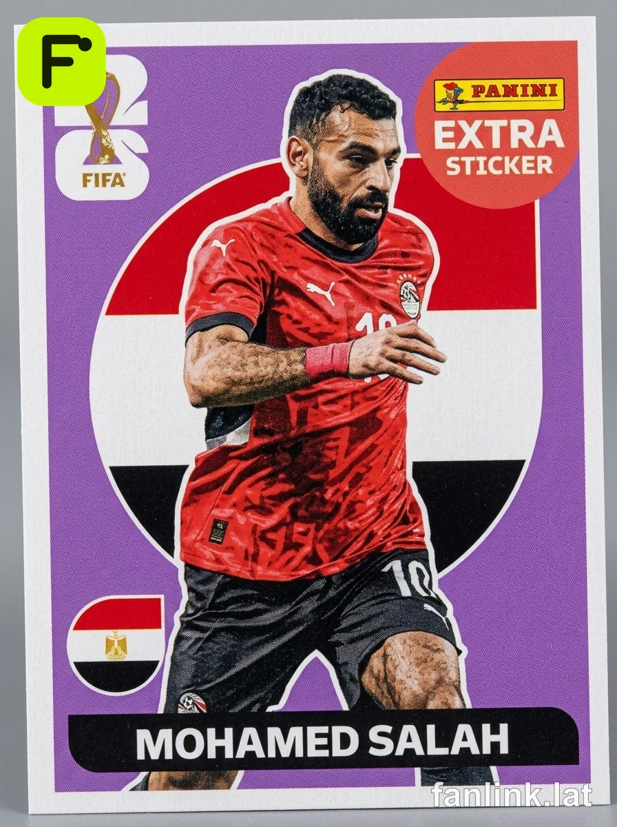 Mohamed Salah Panini WC 2026 Sticker Price & Value · FanLink