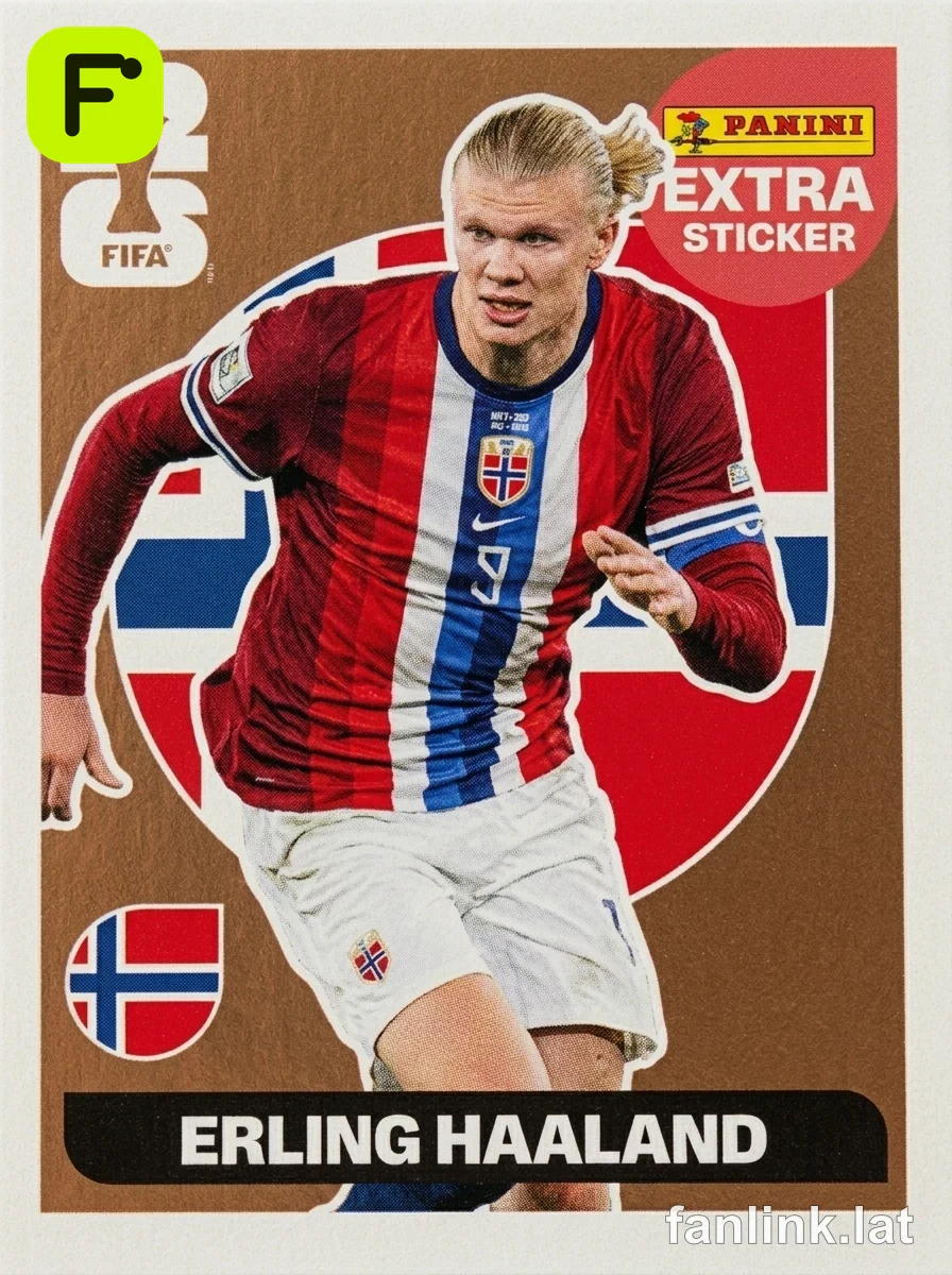 Erling Haaland Panini World Cup 2026 Sticker Price Guide · FanLink