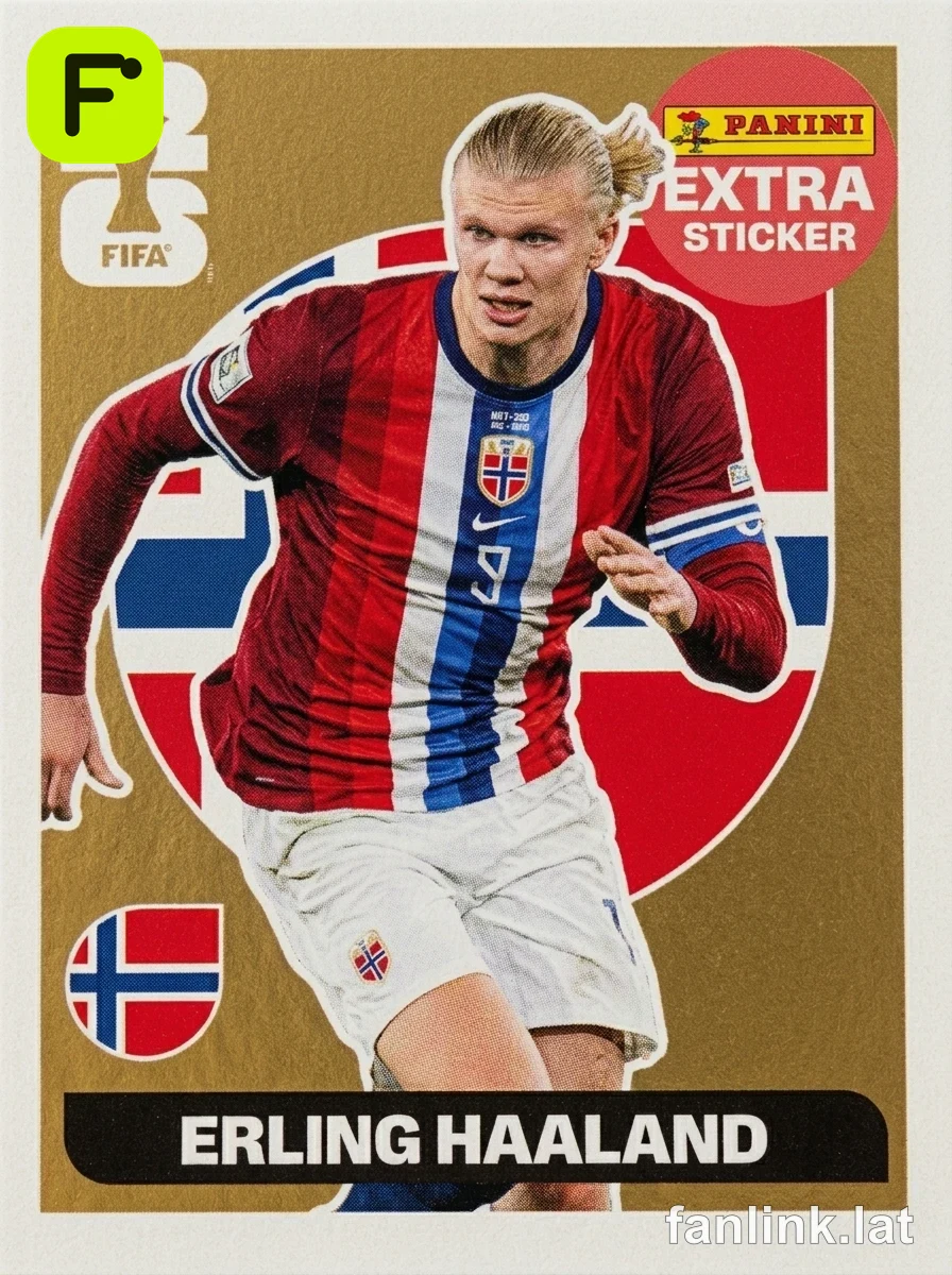 Erling Haaland Panini World Cup 2026 Sticker Price Guide · FanLink