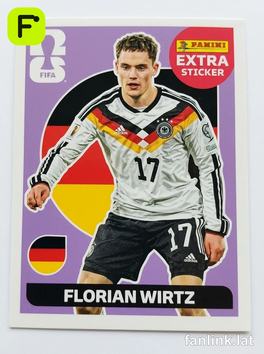 Florian Wirtz Panini World Cup 2026 Sticker Price Guide · FanLink